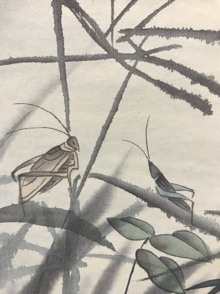 Crickets and moon (184 cm) – Daibokai - Japanese Art